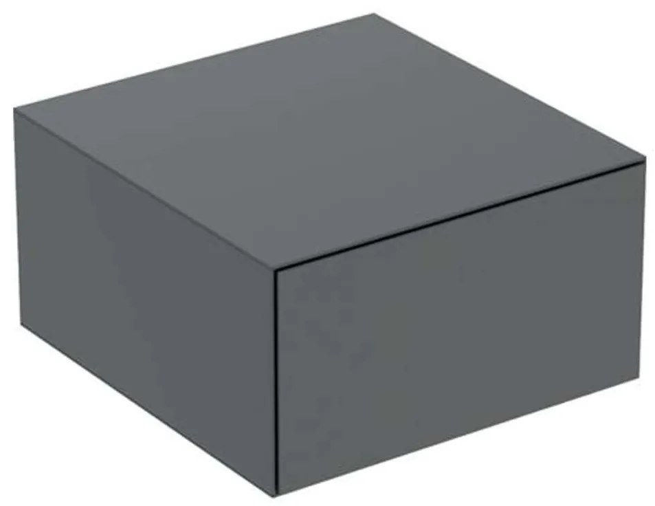 Geberit ONE - Boční skříňka 45x25x47 cm, 1 zásuvka, lávová 505.078.00.3
