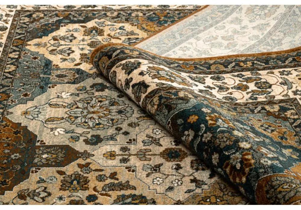Vlněný kusový koberec Samari hnědobéžový 235x350cm