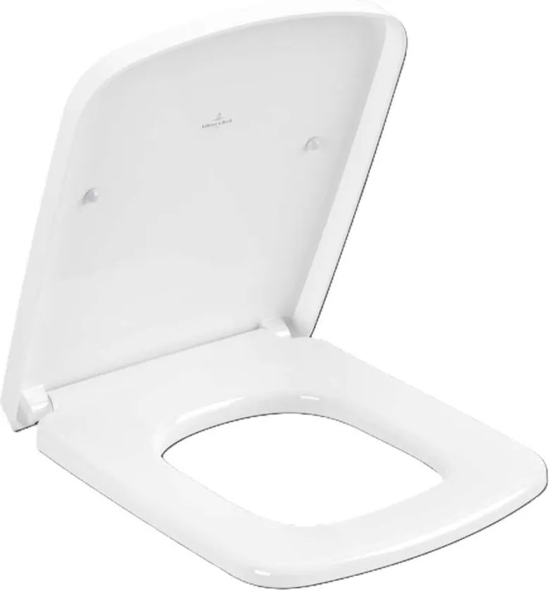 Villeroy & Boch Subway 3.0 - WC sedátko, SoftClosing, QuickRelease, AntiBac, alpská bílá 8M85S1T1