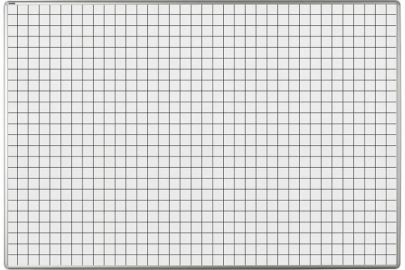Magnetická tabule s odkládací poličkou MANAŽER L 180 x 120 cm (potisk) - linky 100 mm (101801201102)