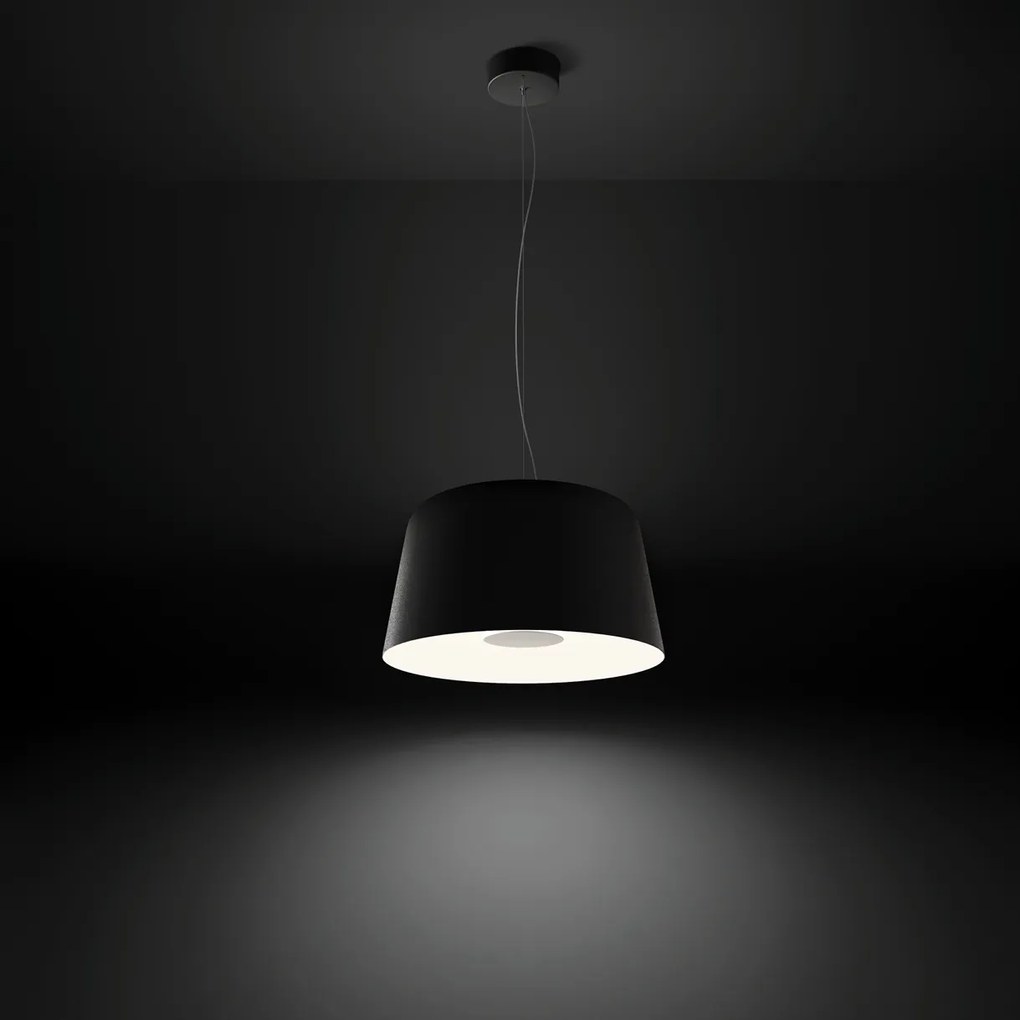 Linea Light Delfi_P, moderní závěsné svítidlo, 32W LED 2700K, červeno-béžová, průměr 65cm