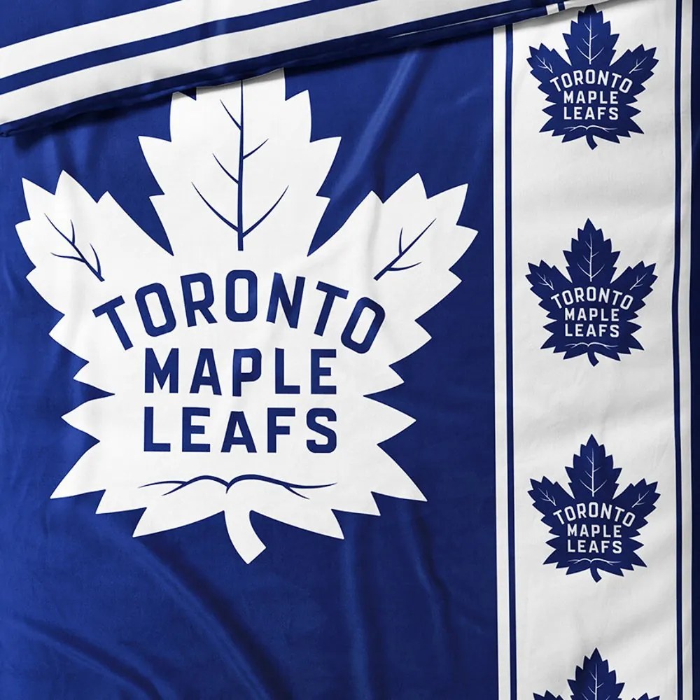 Mikroplyšové ložní povlečení NHL Toronto Maple Leafs - 70 x 90 cm + 140 x 200 cm