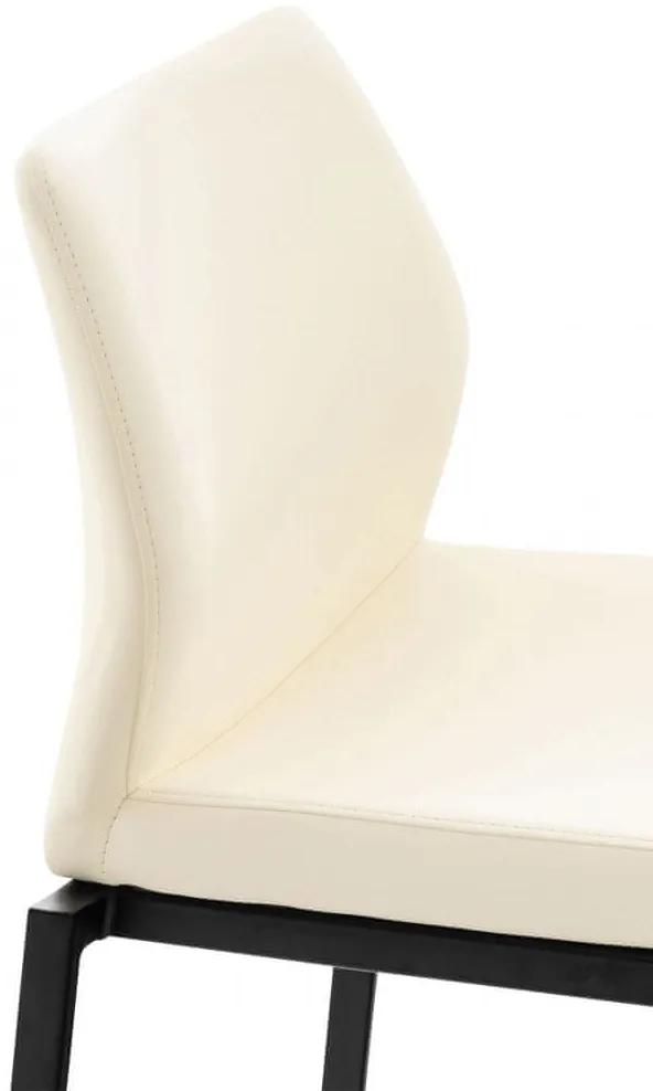 Bhm germany Barová židle Matola, syntetická kůže, krémová