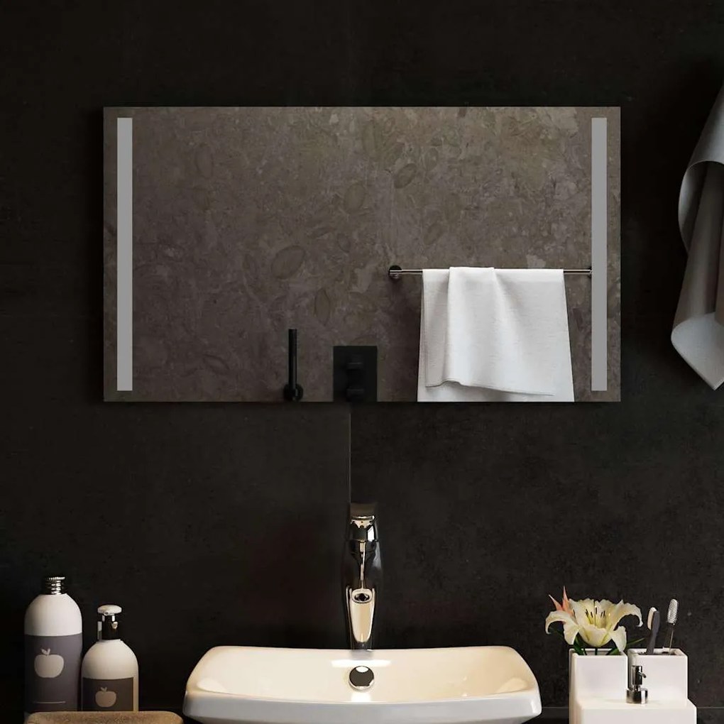 Koupelnové zrcadlo s LED osvětlením 70x40 cm 151745
