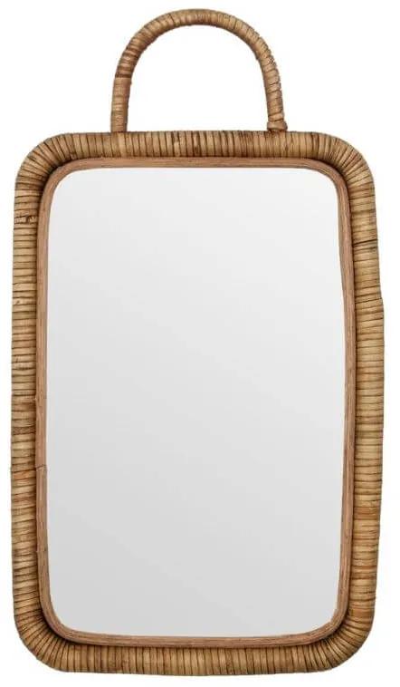 Závěsné zrcadlo baku 24 x 36 cm přírodní MUZZA