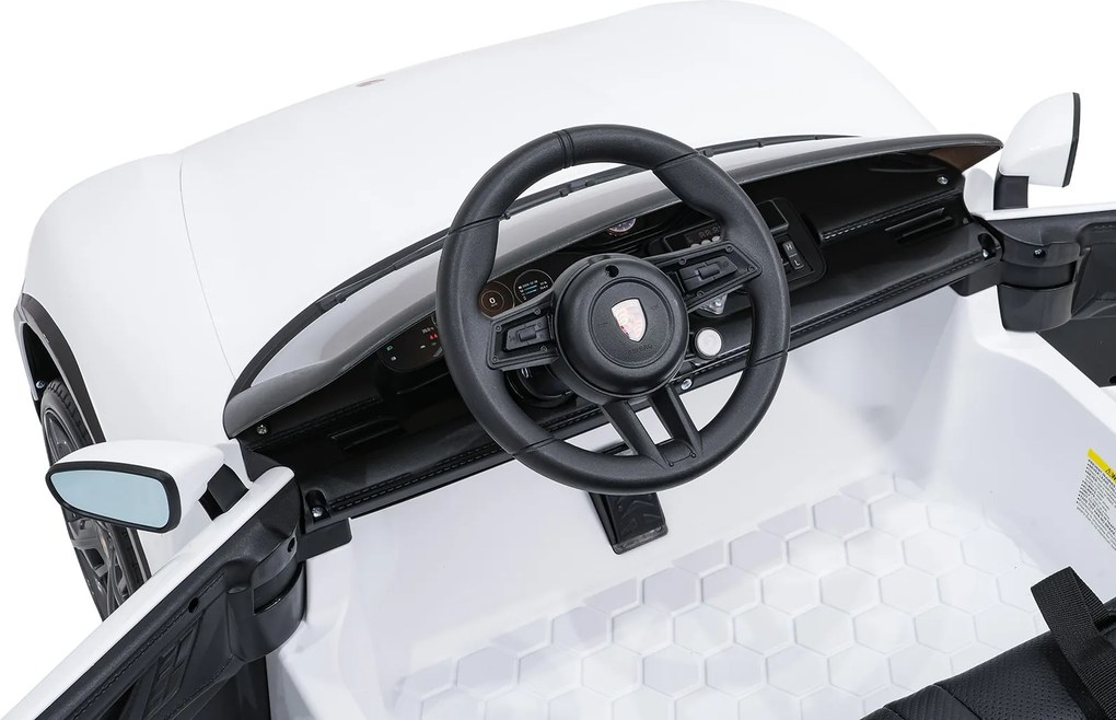 Ramiz Porsche Taycan Turbo S bílé autíčko
