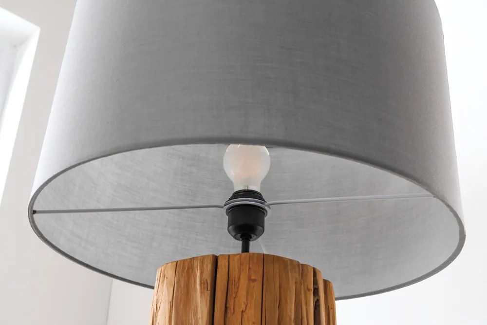 Designová stojanová lampa Nash šedá