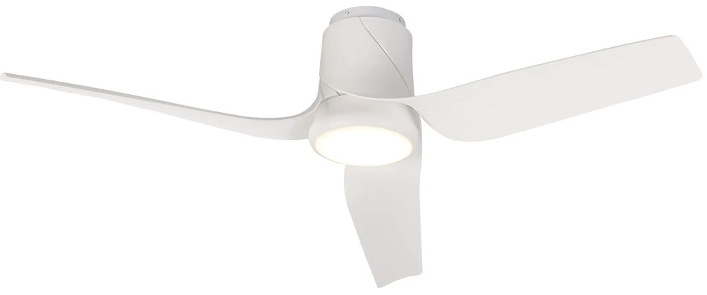 Mantra Ushuaia, lopatkový ventilátor se svítidlem a dálk. ovladačem LED 30W 2700-5000K, bílá, průměr 134cm