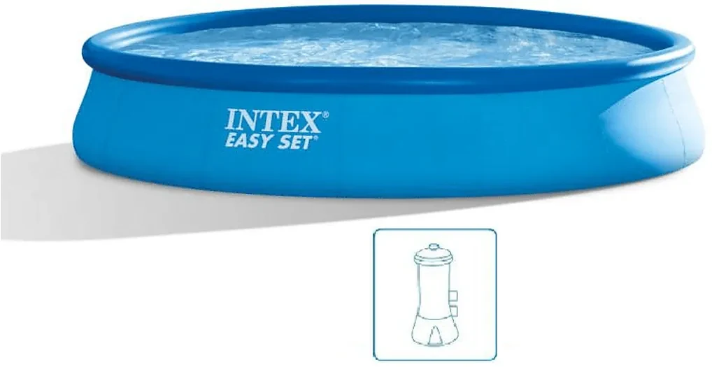 INTEX Easy Set Pool Bazén 244 x 61 cm s kartušovou filtrační pumpou ...