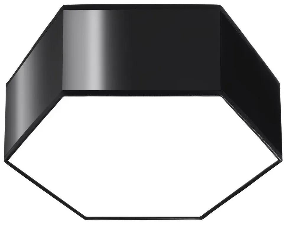 Sollux Sollux SL.1059 - Stropní svítidlo SUNDE 2xE27/60W/230V 11,5 cm černá SLX0852