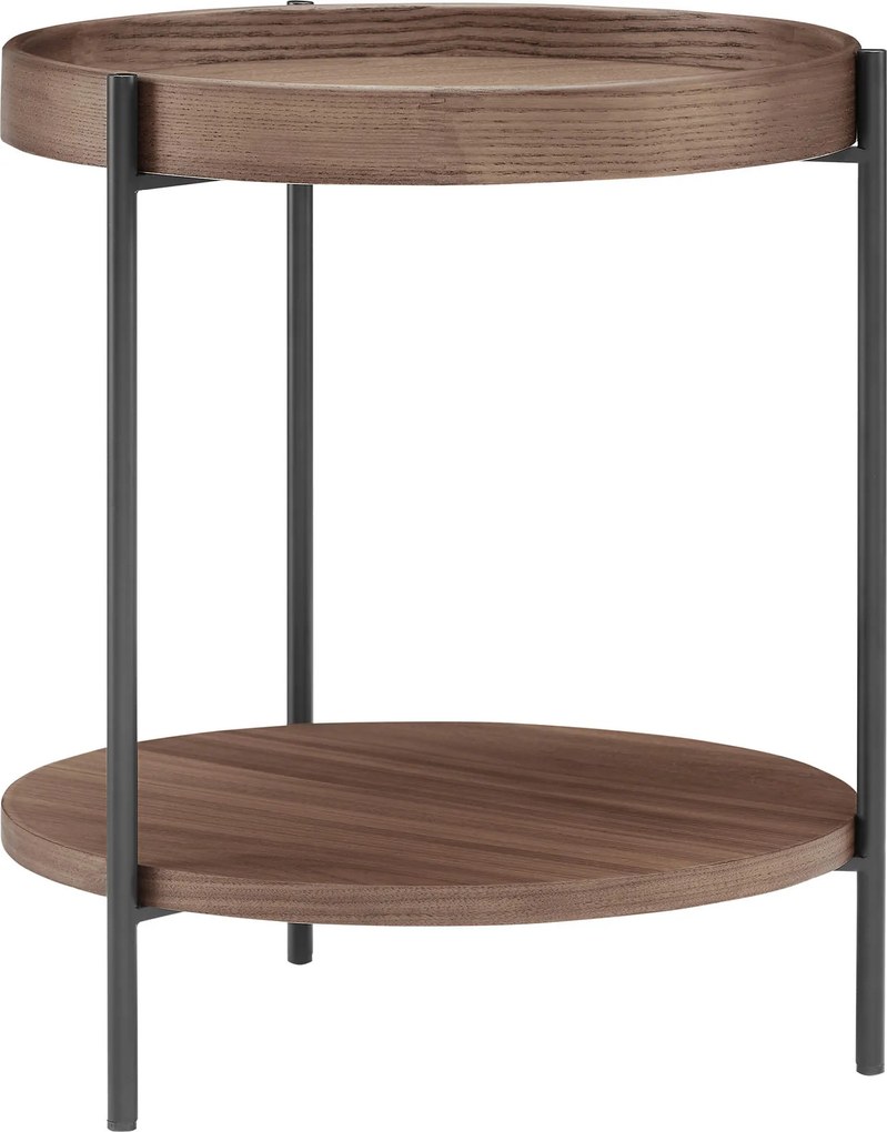 XXXLutz ODKLÁDACÍ STOLEK, barvy vlašských ořechů, kompozitní dřevo, 44/49 cm Livetastic - Online Only konferenční stolky - 001769013006