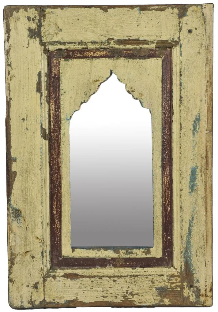 Sanu Babu Zrcadlo v rámu z teakového dřeva, 38x3x59cm