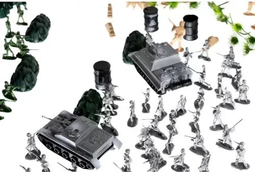 Vojenská základna XXL SOLDIERS – sada 300 ks