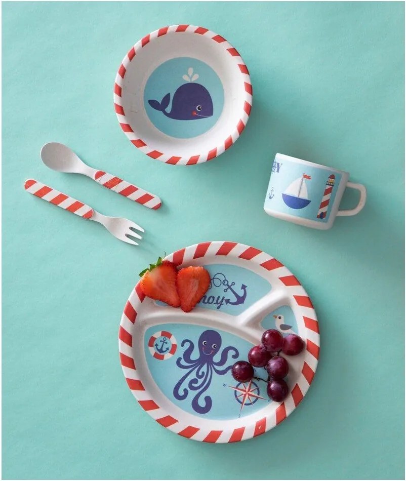 Bambusová dětská jídelní sada 5 ks Eden – Premier Housewares