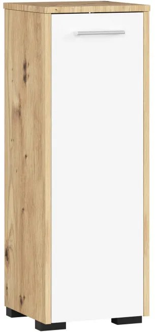 Koupelnová skříňka FIN S30 1D dub artisan / bílá