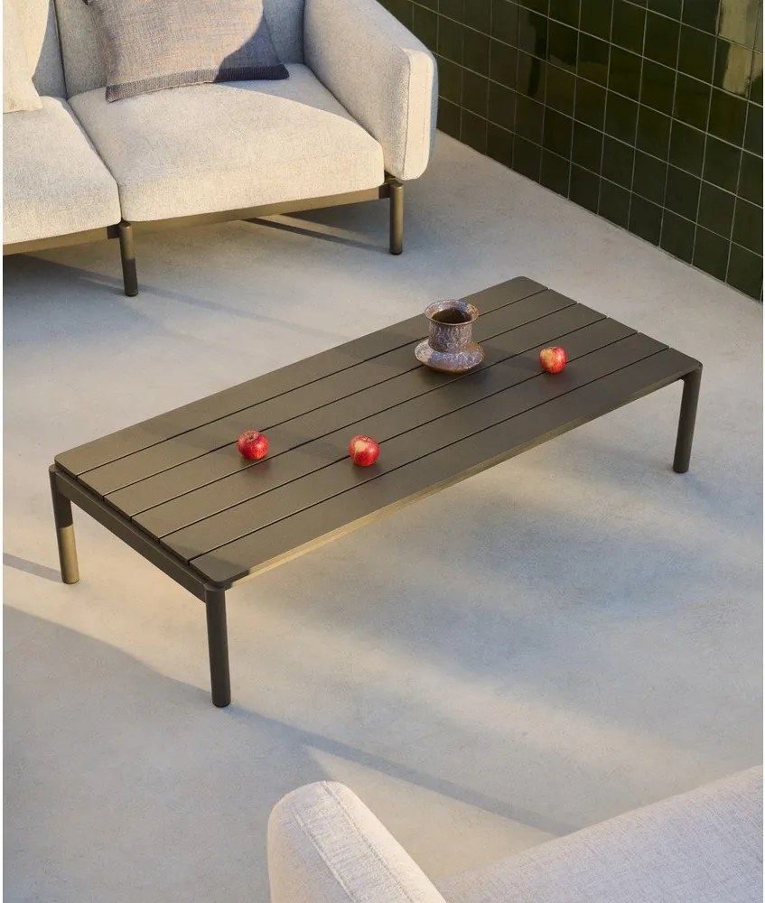 Kovový zahradní konferenční stolek 63x149 cm Sorells – Kave Home