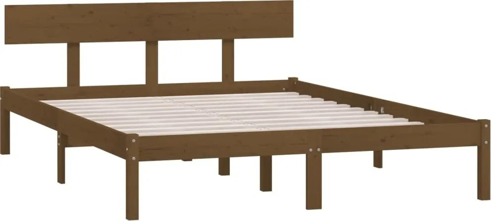 vidaXL Rám postele masivní borovice 120 x 200 cm [810145] Barva: Bílá