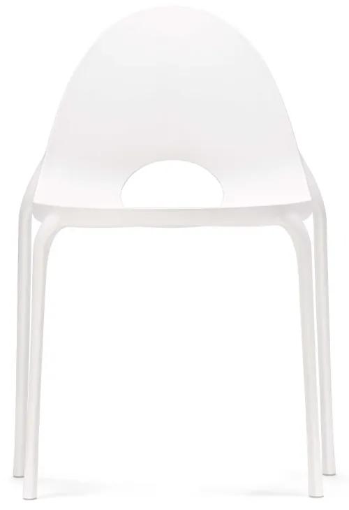 Židle Drop Barva sedáku a opěradla z recyklovaného plastu: white IS020