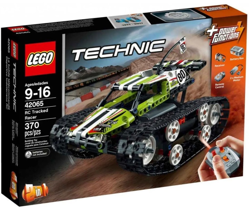 Stavebnice lego technic 42065 rc pásový závoďák