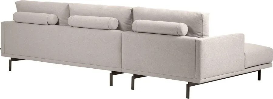 Béžová rohová pohovka Kave Home Galene, levý roh, 254 cm