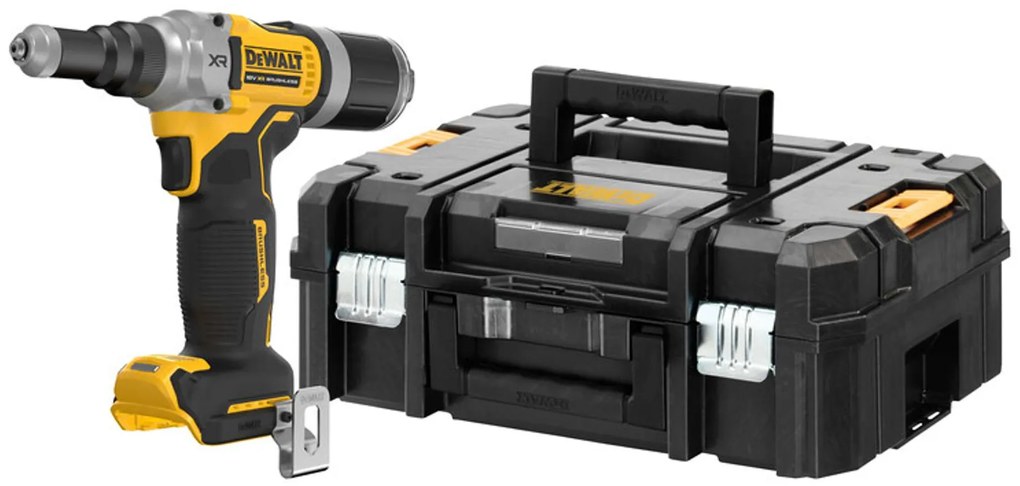 DeWALT - 18V AKU nýtovací pistole, bez baterie a nabíječky DCF414NT