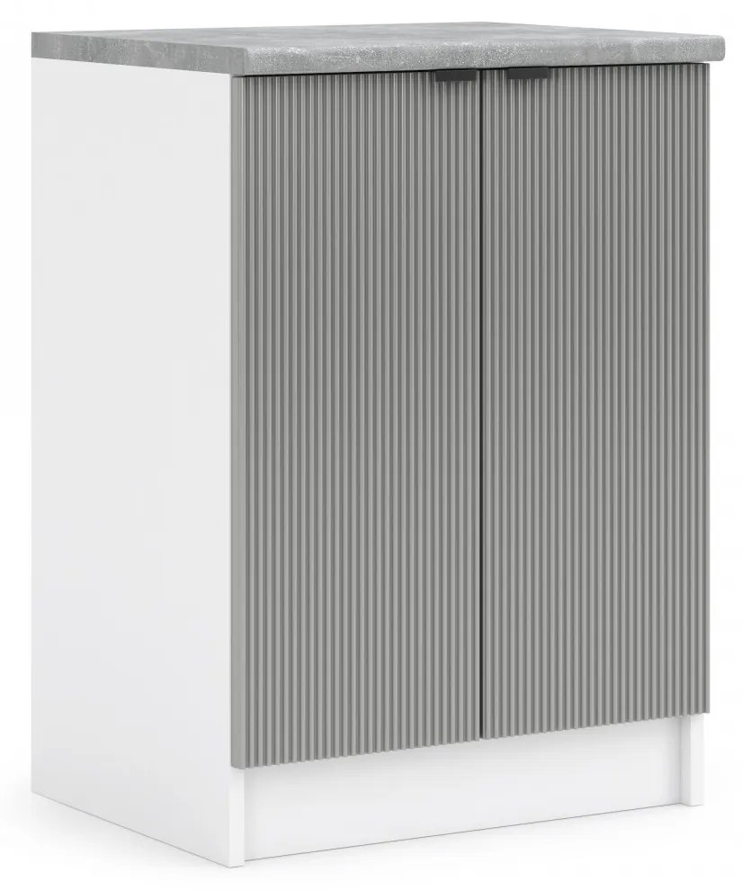 Kuchyňská skříňka spodní 60 cm - LAM D60 2D - Dvířka NELA