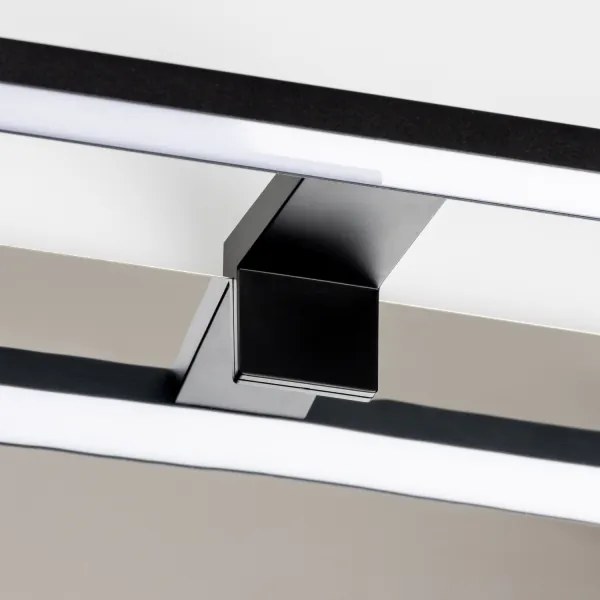 Aigostar - LED Koupelnové osvětlení zrcadla LED/8W/230V 4000K 40 cm IP44 černá