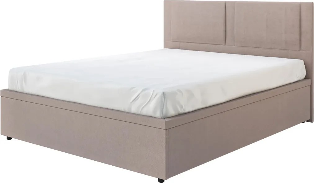 Postel Fro Sol 160x200 s roštem, úložným prostorem Mono 233, béž