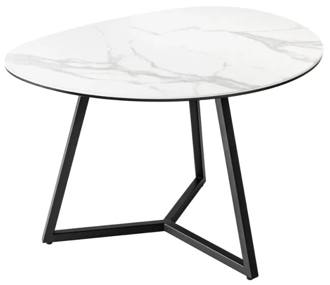 Massive home | Konferenční stolek MARVELOUS WHITE 70 CM keramika