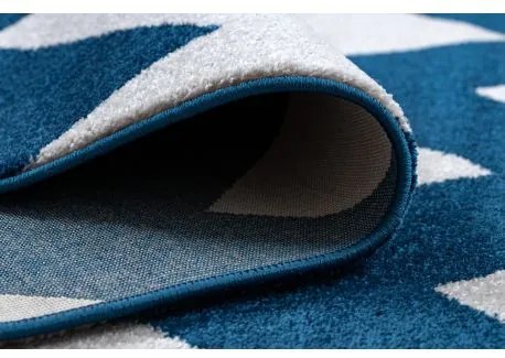 koberec SKETCH FA66 Marocký jetel, Mříž, modro bílý Cikcak velikost 200x290 cm | krásné koberce cz