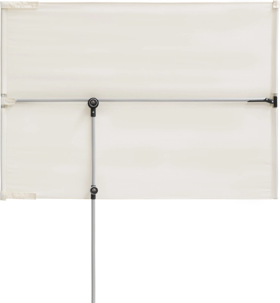 Doppler ACTIVE Balkónová clona 180 x 130 cm přírodní - naklápěcí slunečník - Rozbalené zboží (S280)