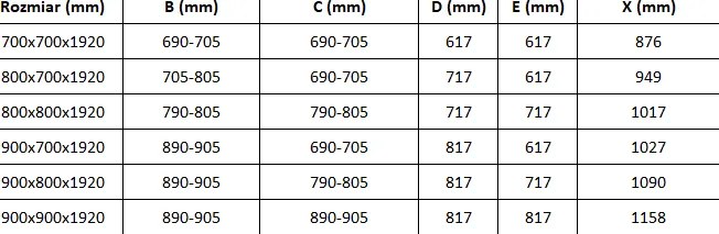 Mexen Pretoria sprchový kout duo 80x70 cm, chromový profil, 6mm čiré sklo, 852-080-070-02-00