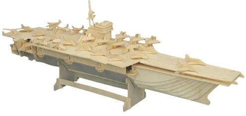 Woodcraft Dřevěné 3D puzzle Letadlová loď