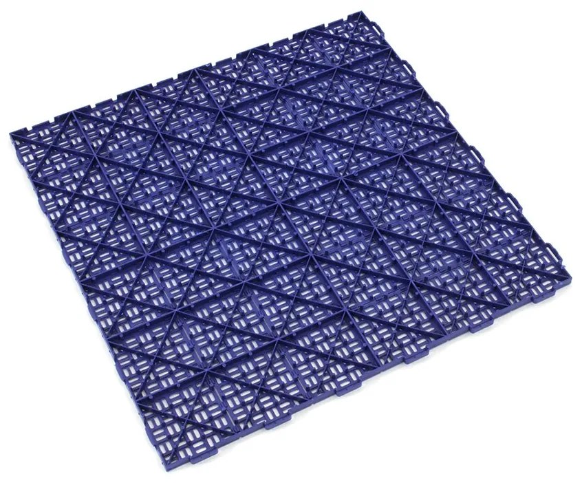 Plastová děrov. dlažba Linea Marte 56,3 x 56,3 x 1,3 cm, modrá