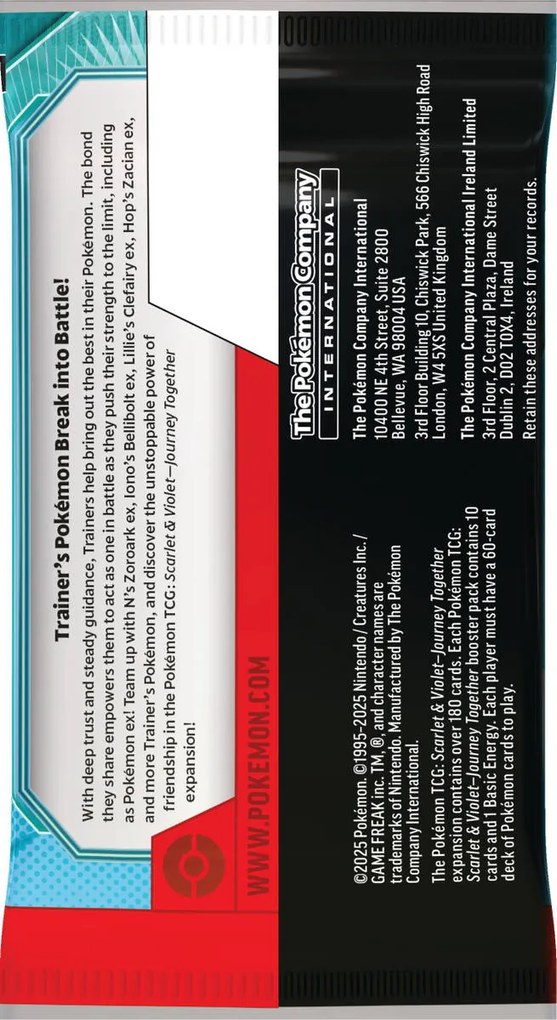 _Ostatní 1_ Hra Pokémon TCG SV09 Journey Together W2 booster set 10 karet v sáčku 101