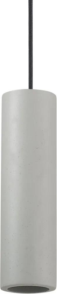 Závěsné svítidlo Ideal Lux Oak SP1 round cemento 150635 kulaté betonové