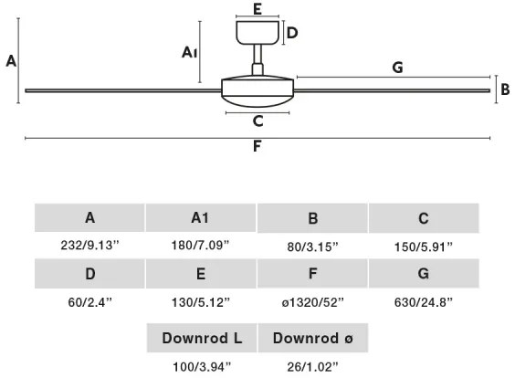 FARO 34355WT - Stropní ventilátor RUDDER L bílá/béžová pr. 132 cm WT + DO