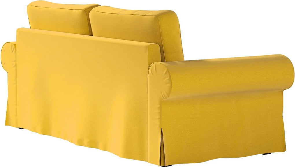 Potah na pohovku IKEA Backabro, 3-místná, rozkládací barva žlutá látka sametová