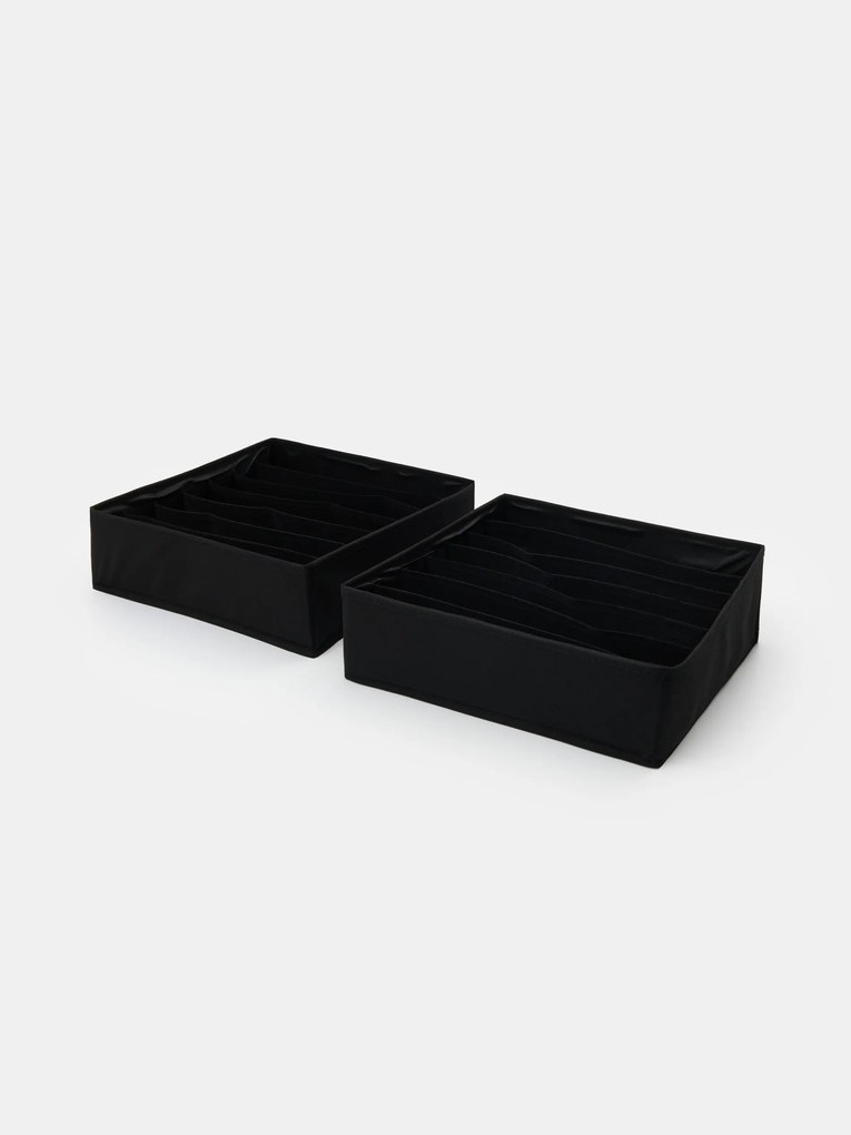 Sinsay - Sada organizérů na podprsenky 2 pack - černá