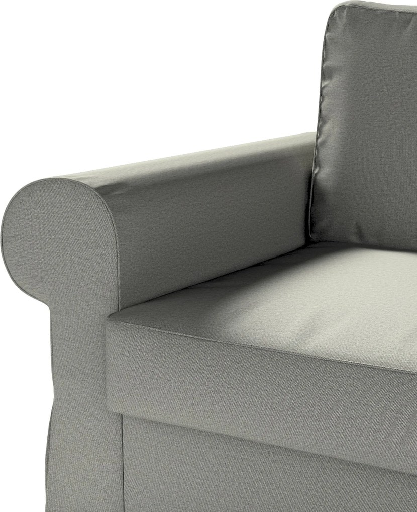 Potah na pohovku IKEA Backabro 2-místná, rozkládací barva šedá látka pletený vzor