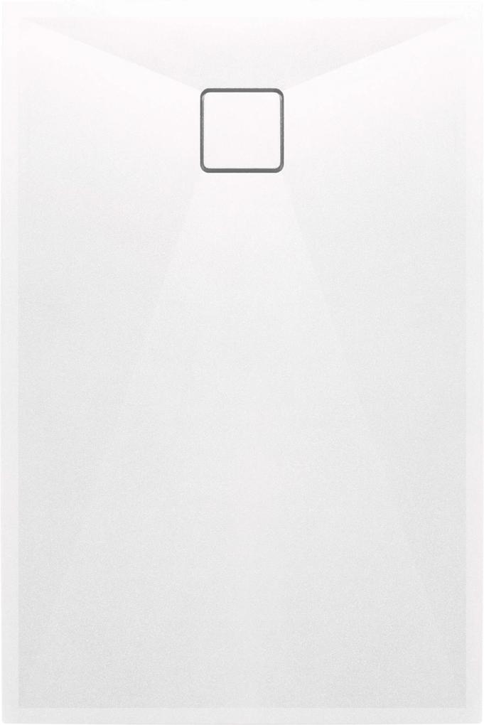 Deante Obdélníková sprchová vanička Correo 120x80 cm, granit, bílá - KQR A44B