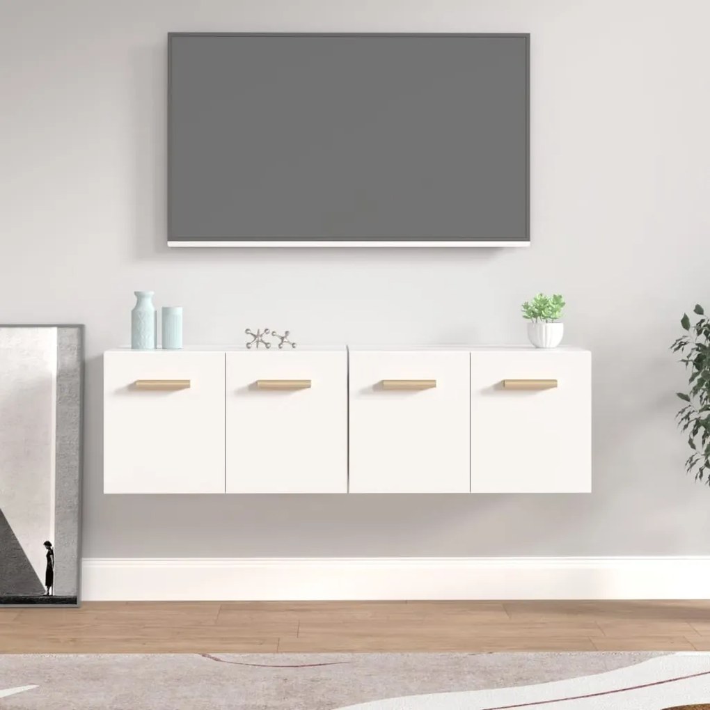Nástěnné skříňky 2 ks bílé 60x36,5x35 cm kompozitní dřevo 3115628