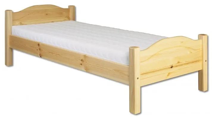 ImportWorld Dřevěná postel 100x200 Ron (Barva dřeva: Borovice)