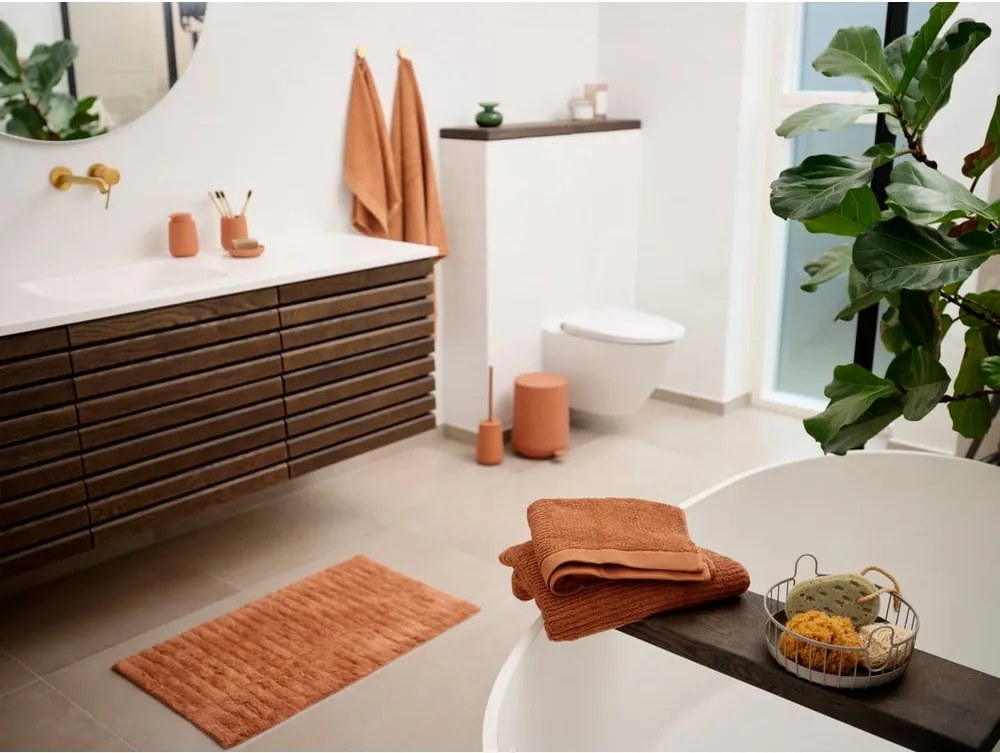 Oranžový froté bavlněný ručník 50x70 cm Classic – Zone