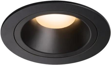 NUMINOS® DL M vnitřní LED zápustné stropní svítidlo černá/černá 3000 K 20° včetně listových pružin -