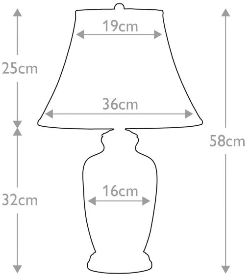 Elstead GOLD-THISTLE-TL - Stolní lampa GOLDTHISTLE 1xE27/60W/230V
