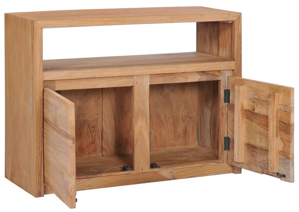 Příborník 80 x 30 x 60 cm masivní teakové dřevo 282847