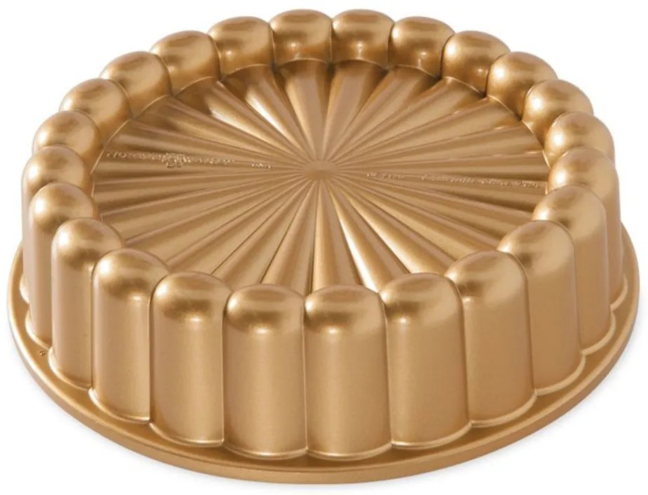 Nordic Ware Forma na dort Charlotte zlatá 83577
