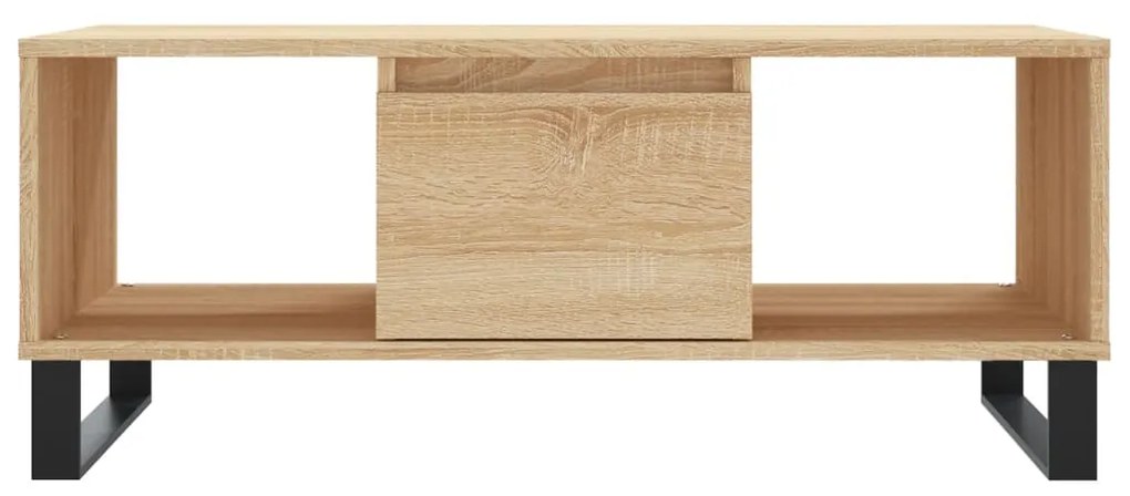 Konferenční stolek dub sonoma 90x50x36,5 cm kompozitní dřevo - Default Title