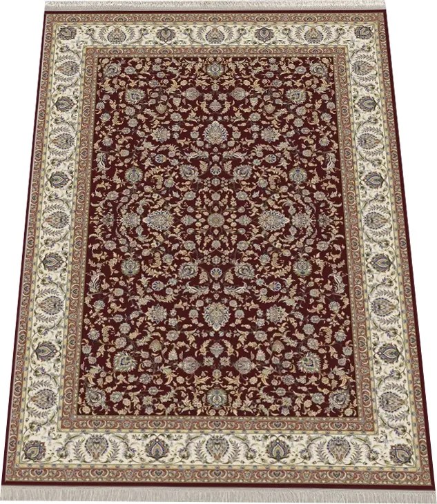 BE Koberec Anatolia Silk 66524 RED - červený obdélníkový Rozměr: 80x150 cm